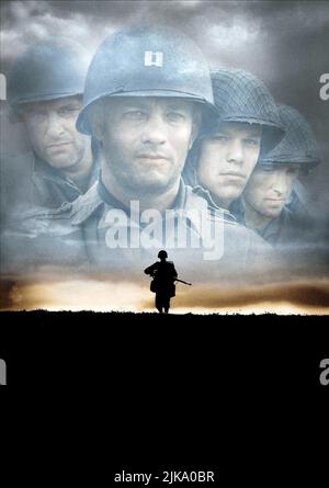 TOM SIZEMORE, TOM HANKS, MATT DAMON, EDWARD BURNS FILM POSTER, SAVING ...