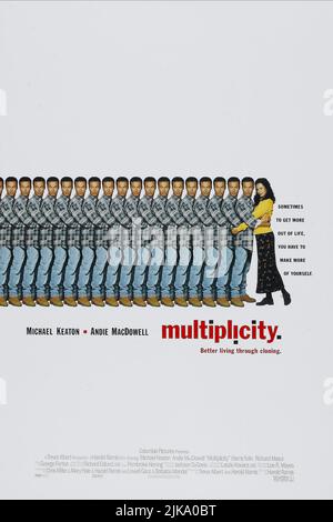 MULTIPLICITY -1996 POSTER Stock Photo - Alamy