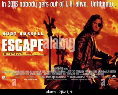 KURT RUSSELL, ESCAPE FROM L.A., 1996 Stock Photo - Alamy