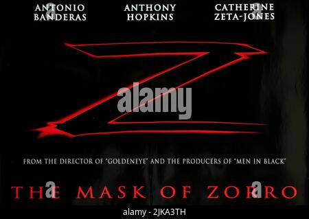 FILM POSTER, THE MASK OF ZORRO, 1998 Stock Photo - Alamy