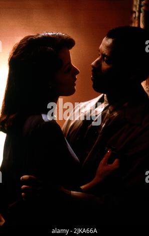 Denzel Washington & Jennifer Beals Film Devil In A Blue Dress (1995 ...