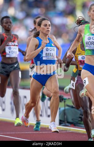 Elena BELLÒ at the start of the 800m Semi Final at the European ...