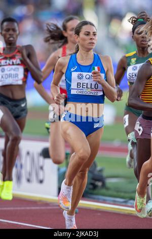 Elena BELLÒ at the start of the 800m Semi Final at the European ...