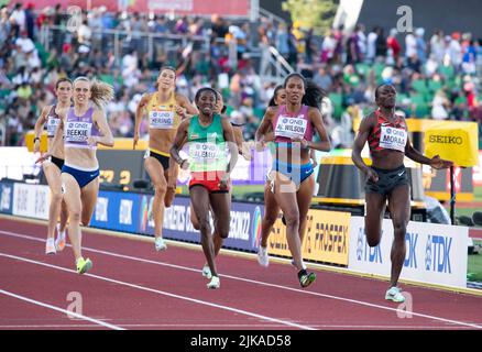 Jemma Reekie (GB&NI) competing in the women’s 800m semi final on day ...