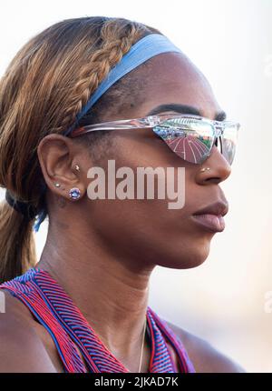 Raevyn Rogers of the USA competing in the women’s 800m at the Wanda ...