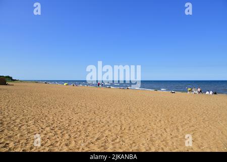 Derbent, Russia - 26 July, 2022: Two local muslim women in traditional ...