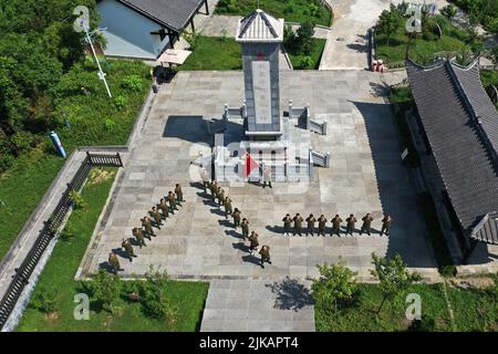 CHONGQING, CHINA - JULY 31, 2022 - Former soldiers tell stories about ...