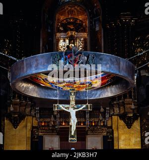 Manuel Capdevilla / Baldaquino altar, Monasterio de Montserrat, siglo XX. Colección privada ...