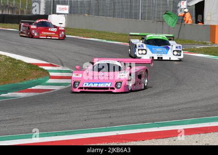 Scarperia, 3 April 2022: Spice SE90P year 1990 in action during Mugello ...