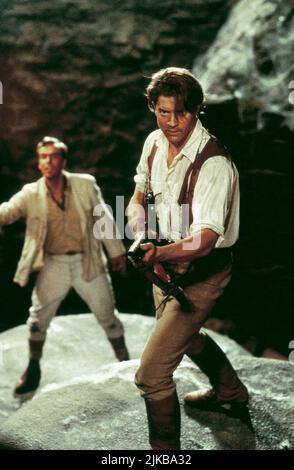 USA. Brendan Fraser, John Hannah, Maria Bello, and Luke Ford in the (C ...