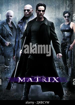 Joe Pantoliano, Laurence Fishburne, Keanu Reeves & Carrie-Anne Moss ...