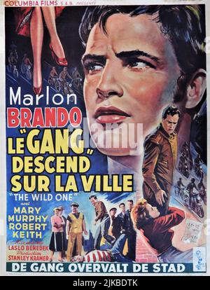 THE WILD ONE 1953 Columbia Pictures film with Marlon Brando as Johnny ...