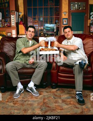 THE MAN SHOW, Jimmy Kimmel, Adam Carolla, 1999-2004 Stock Photo - Alamy