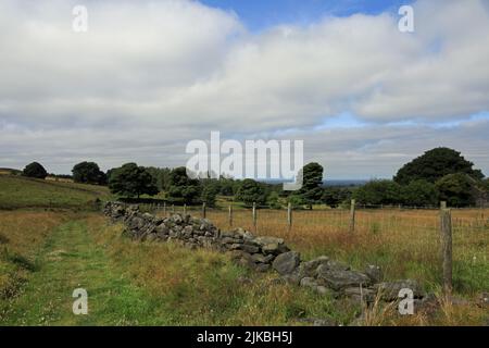 The abandoned remains of Ratten Clough Farm on Withnell Moor at ...