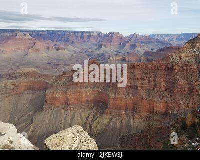 Beautiful shot of grand canyon mountains under a clear blue sky Stock ...
