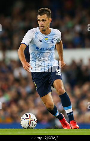 Dynamo Kyiv’s Volodymyr Shapeliev uring a pre-season friendly match at ...