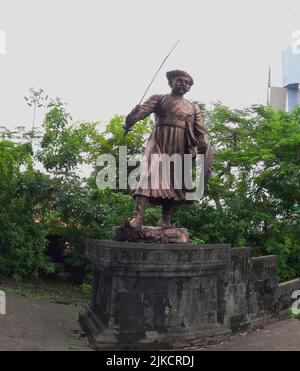 Sarkhel kanhoji angre Statue, alibag, raigad, Maharashtra, India, Asia ...
