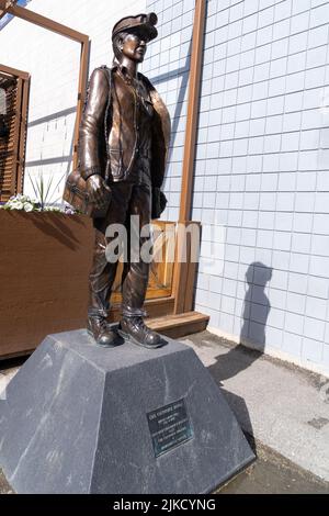 Canmore, Alberta, Canada - July 7, 2022: The North West Mounted Police ...