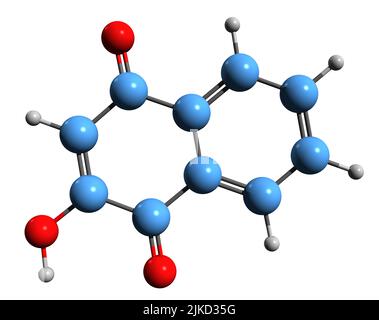 3D image of Neutral red skeletal formula - molecular chemical structure ...