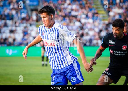 Odense, Denmark. 29th, July 2022. Mads Frokjaer-Jensen (29) of OB ...