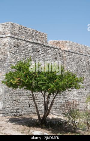 Fortress of Ali Pasha Tepelena at Porto Palermo in Southern Albania ...
