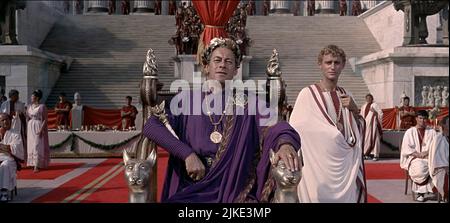 Los Angeles.CA.USA. Roddy McDowall (as Octavian Caesar) and Jean Marsh ...