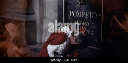 Los Angeles.CA.USA. Rex Harrison (as Julius Caesar), Elizabeth Taylor ...