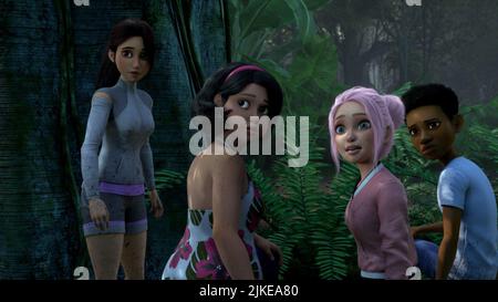 JURASSIC WORLD: CAMP CRETACEOUS, from left: Yasmina 'Yaz' Fadoula ...