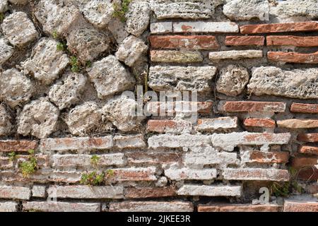 'opus caementicium' (Ancient Roman concrete) style wal ruinsl as ...