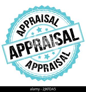 APPRAISAL text written on blue rectangle stamp sign Stock Photo - Alamy