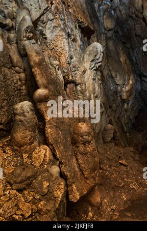 Very old cave with beautiful speleothemes inside Stock Photo - Alamy