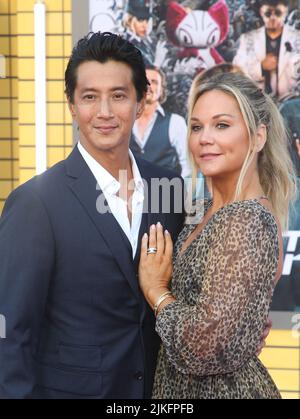 Will Yun Lee and Jennifer Birmingham Lee attending the "San Andreas ...