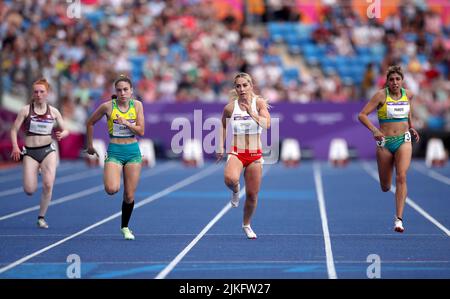 England’s Ali Smith competes in the Women's T37/38 100m Round 1 at ...