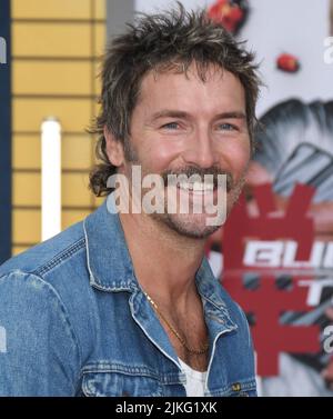 Mark Wystrach arrives at the premiere of "Bullet Train," Monday, Aug. 1 ...