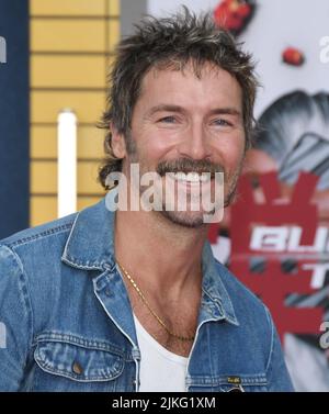 Mark Wystrach arrives at the premiere of "Bullet Train," Monday, Aug. 1 ...