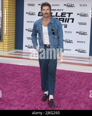 Mark Wystrach arrives at the BULLET TRAIN Los Angeles Premiere held at ...