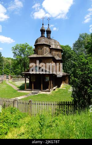 The old wooden church,village museum,Bucharest,Romania,Europe Stock ...