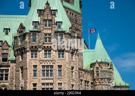 Close Up of Confederation Building, Wellington Street, Ottawa, Ontario ...