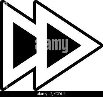 continue icon black vector illustration Stock Vector Image & Art - Alamy