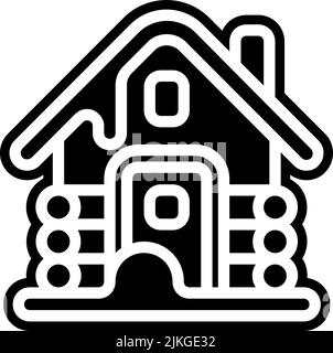 old shelter shack symbol vector Stock Vector Image & Art - Alamy