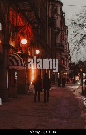 A vertical shot of a stone lantern in the Yuanmingyuan Ruins Park ...