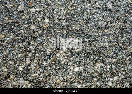 Section of flushwork flint wall Stock Photo - Alamy