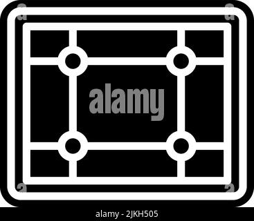 rule of thirds icon black vector illustration Stock Vector Image & Art ...