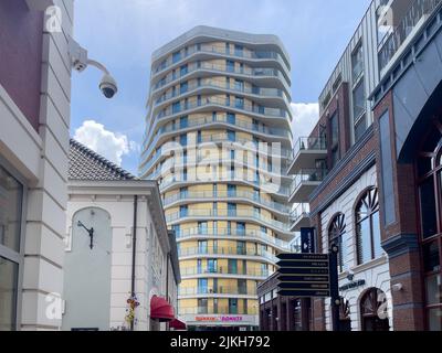 High rising building in Roermond Stock Photo - Alamy