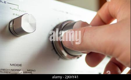 Music Center. Listening to music on amplifiers. Turn up the volume ...
