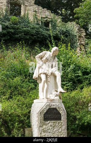 Shakespeare memorial, Ilmpark, Weimar, Thuringia, Germany, Europe Stock ...