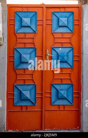 The Traditional Bahraini Doors and Windows in Bahrain Stock Photo - Alamy