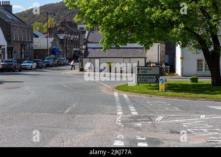 The city of Ballater in the Scottish Highland, UK Stock Photo - Alamy