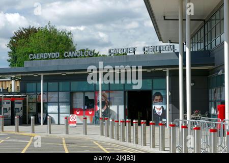 Cardiff Central Station, Penarth Road , Cardiff, Wales Stock Photo - Alamy