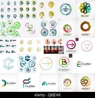 Various logos, logos collection, company logo, logo Stock Vector Image ...